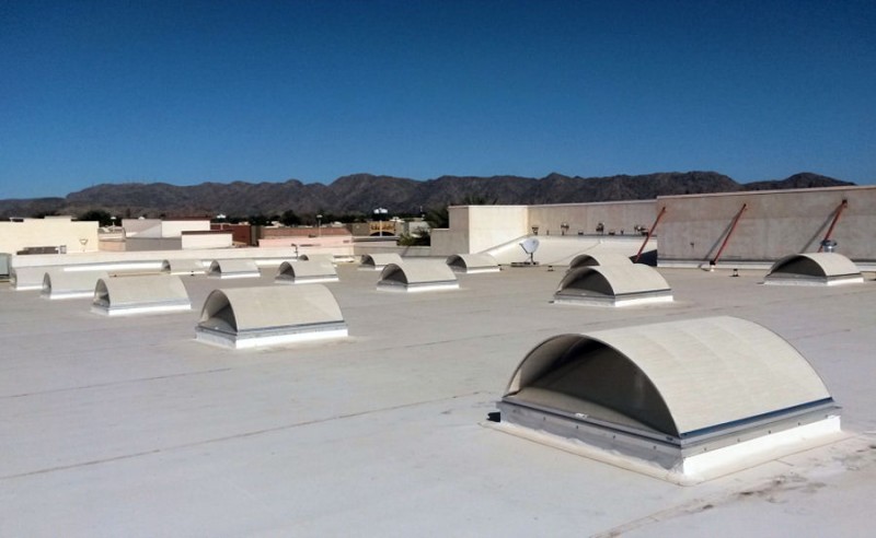 Externally mounted skylight shades - Arizona Sky Shades